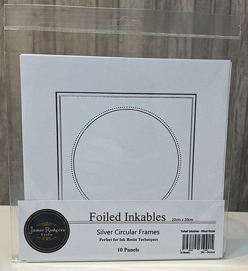 Plain Circular frame inserts - silver *** UK Posting only *** - Sweet ...