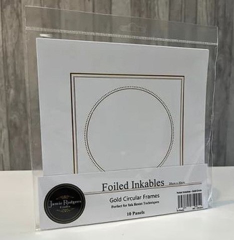 Plain Circular frame inserts - Gold *** UK Posting only *** - Sweet ...